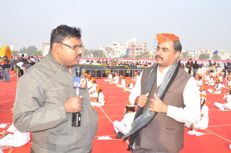 Surya Namaskar At RiverFront - AMC School Board