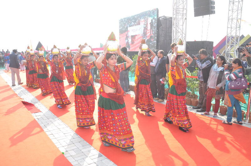 Surya Namaskar At RiverFront - AMC School Board